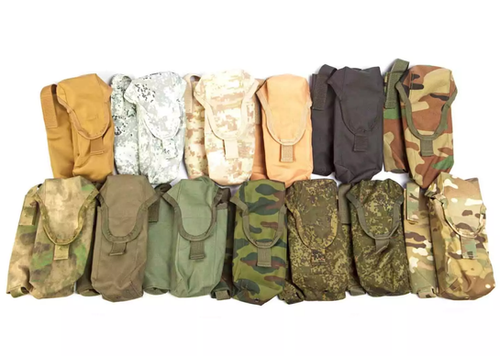 Tactical Pouch For 2 Magazines, 1 ROP Right & Knife MOLLE Techinkom ...