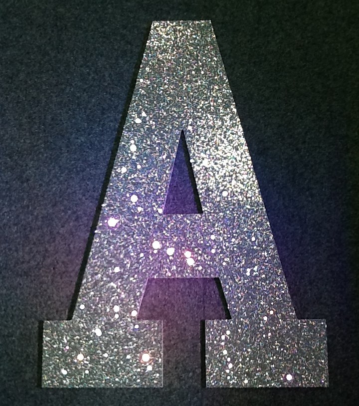 SURREY SOUND & LIGHT (Epsom) - Large Glitter Numbers & Letters Hire