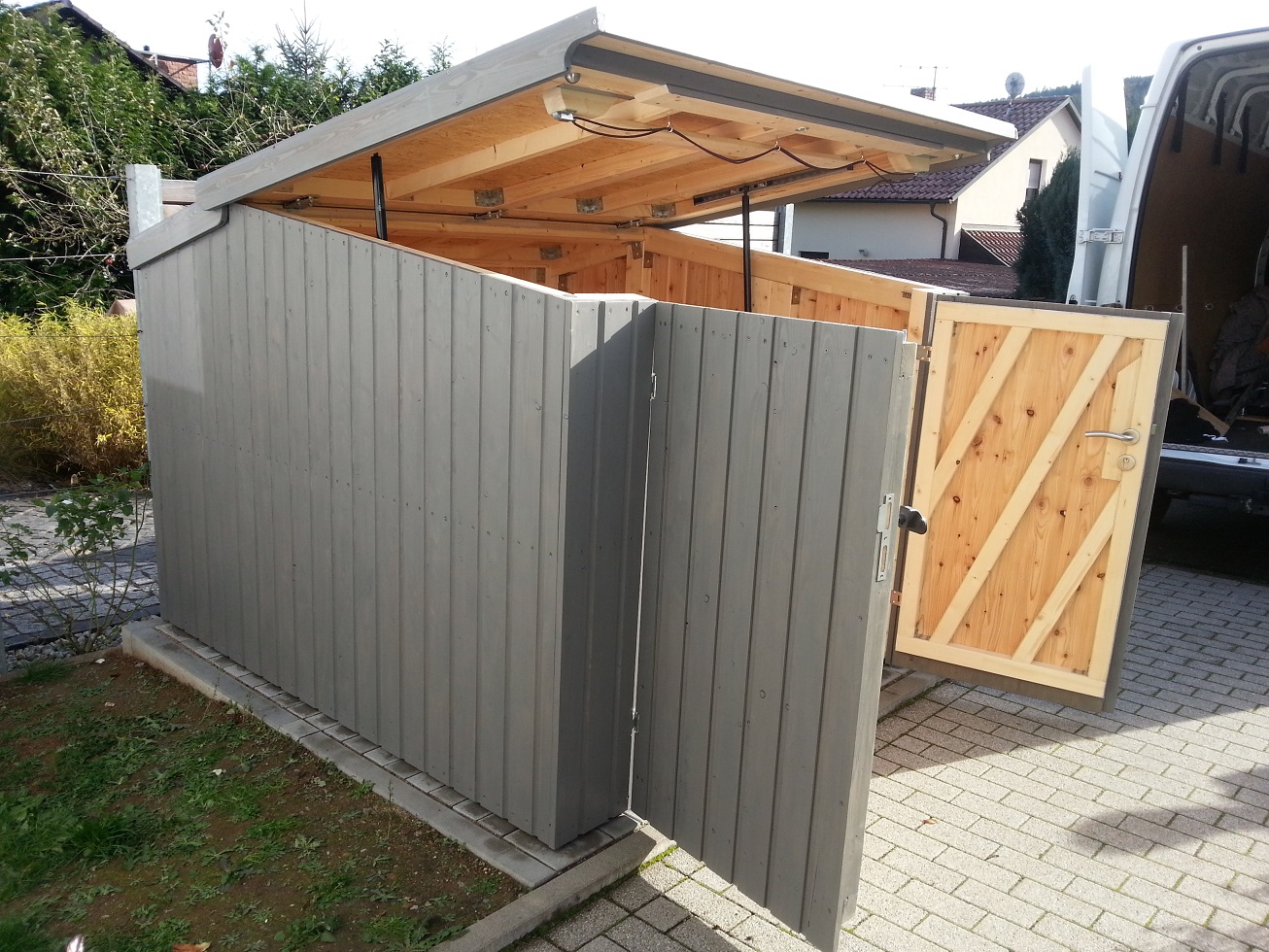 Motorradgarage | Fahrradgarage | ROGLA-kleingaragen.de | Brandenburg