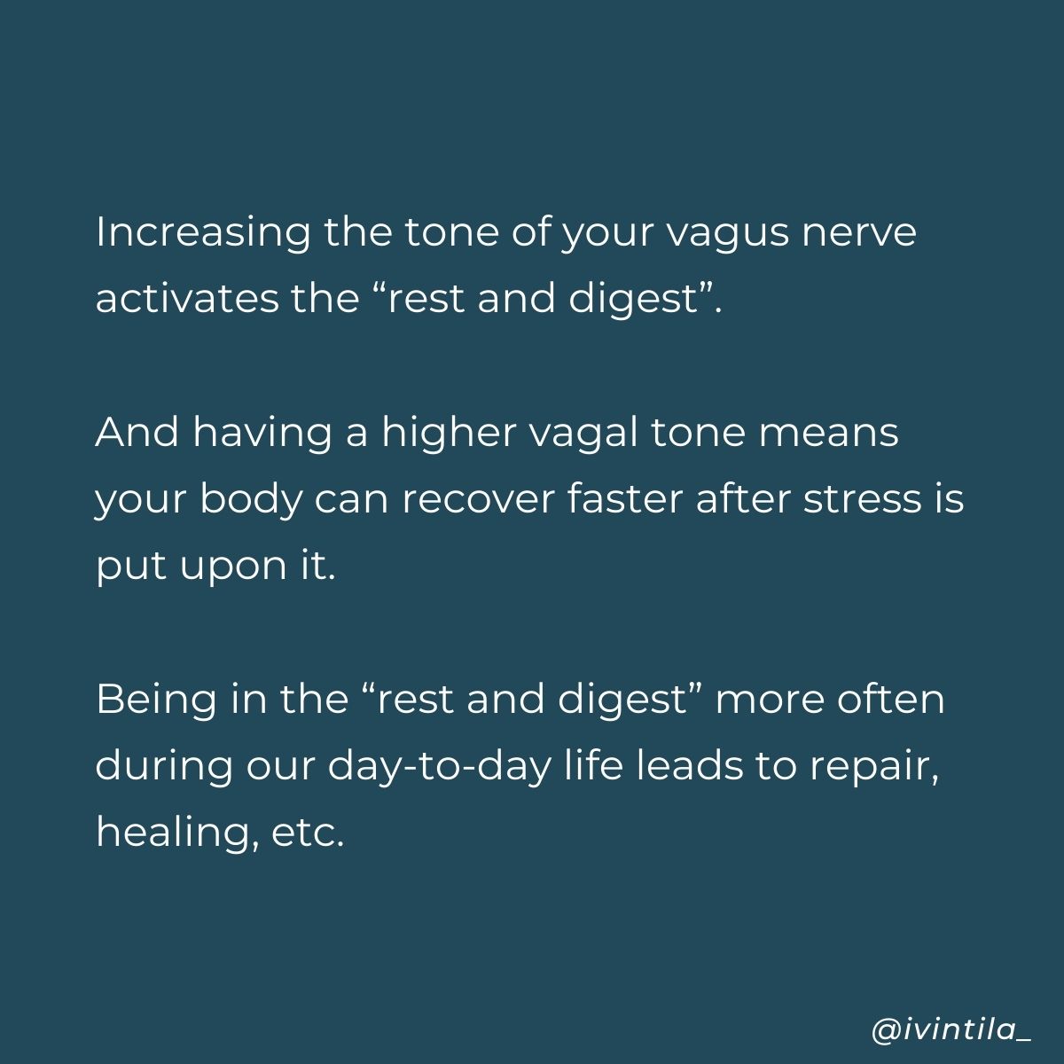 Improving POTS Symptoms Through the Vagus Nerve