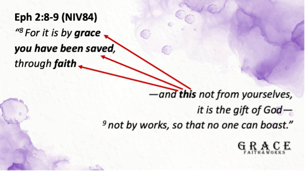 GRACE: FAITH & WORKS (Part 2) The Biblical Basis