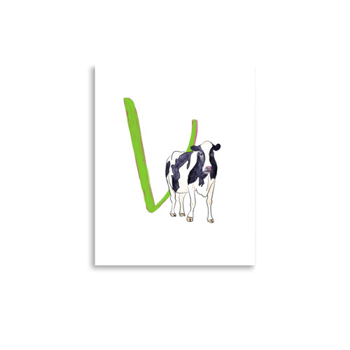 V de Vaca Spanish Poster | Mimo Burrito