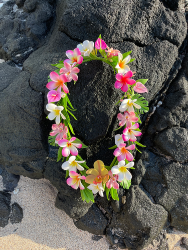 Hawaiian Tropical clay flower Lei | Nana's Clay Flowers