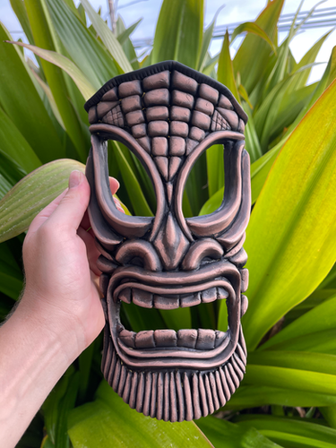 Tiki Mask | Nana's Clay Flowers