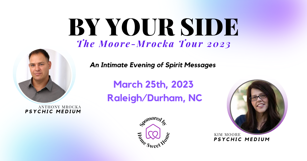 By Your Side - The Moore-Mrocka Tour - Raleigh/Durham, NC | Readingsbykim
