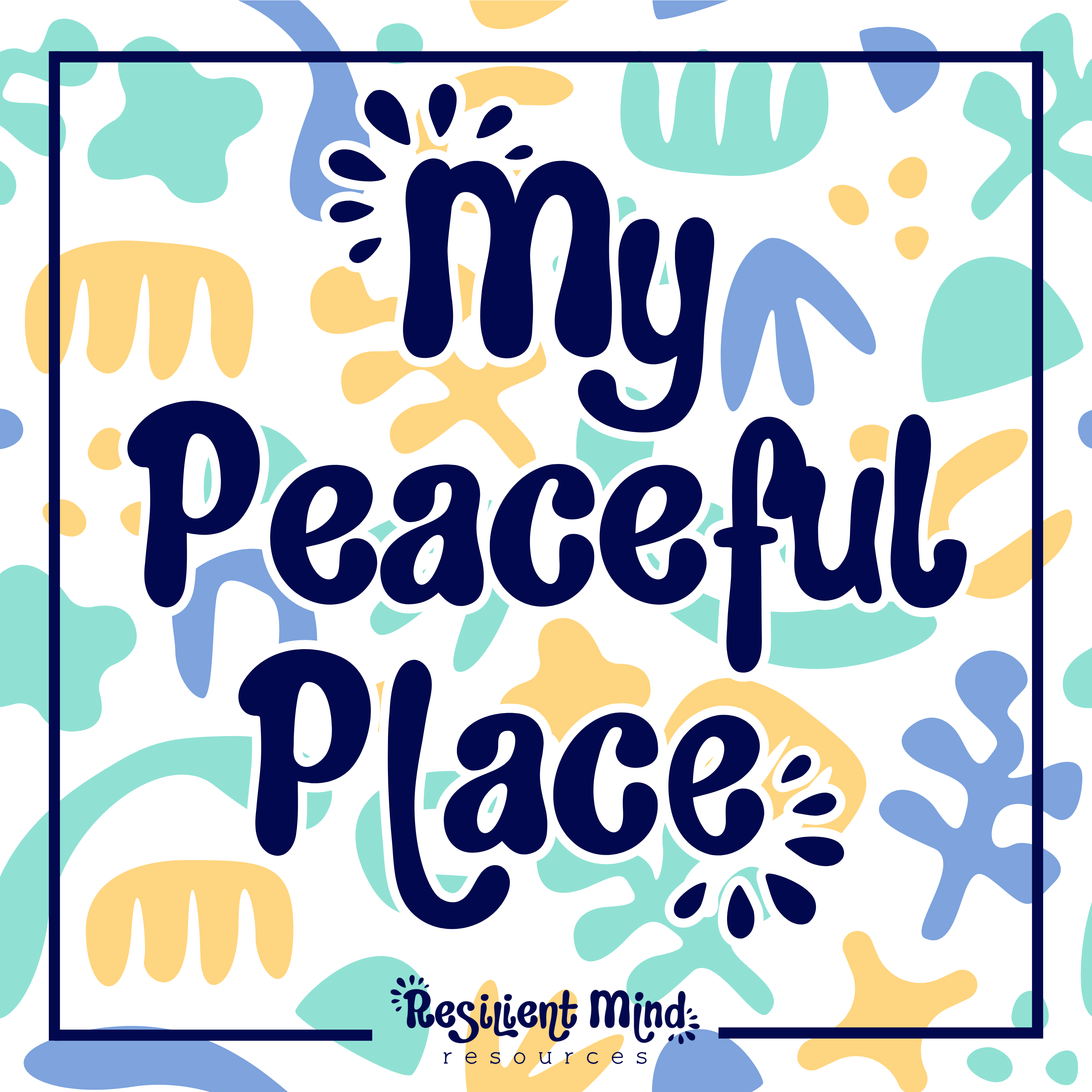 My Peaceful Place Snow Globe | Resilient Mind Resou