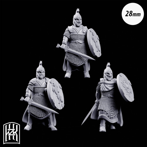 Horselords Guard Swordsmen | Bunker Miniatures