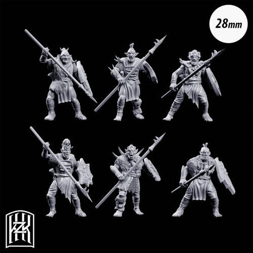 Wild Orc Spear | Bunker Miniatures