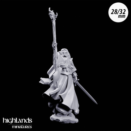 Sunland Mage of Light | Bunker Miniatures