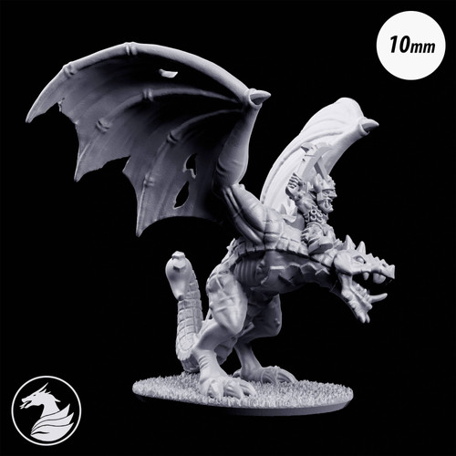 Goblin Hero on Wyvern | Bunker Miniatures