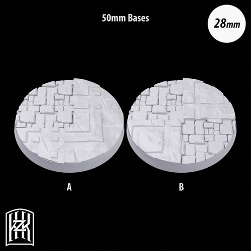 50mm Deep Mines Bases Pack | Bunker Miniatures