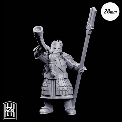 StoneHand Dwarf Horn | Bunker Miniatures
