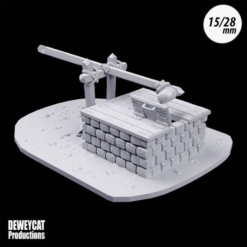 WWII Middle East Water Well | Bunker Miniatures