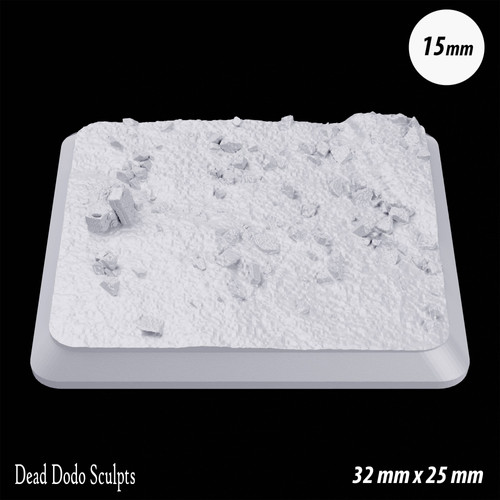 Solid North Africa Small Bases | Bunker Miniatures