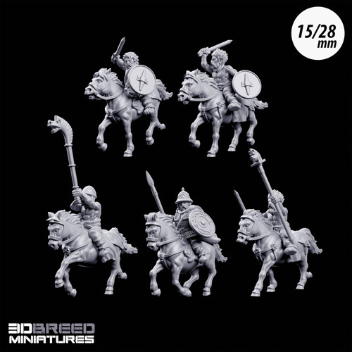 Celtic Horsemen (Pack B) | Bunker Miniatures