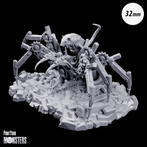 Toxic Rat Giant Mechanical Spiders | Bunker Miniatures