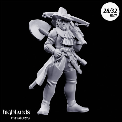 Inquisitorial Female Witch Hunter | Bunker Miniatures