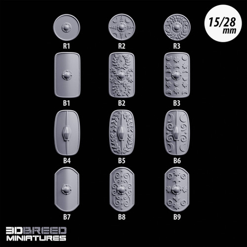 Roman Republic Shields | Bunker Miniatures