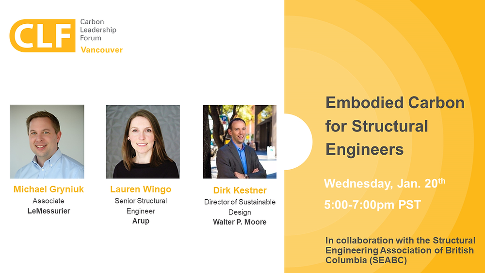 Jan 20 - Embodied Carbon for Structural Engineers
