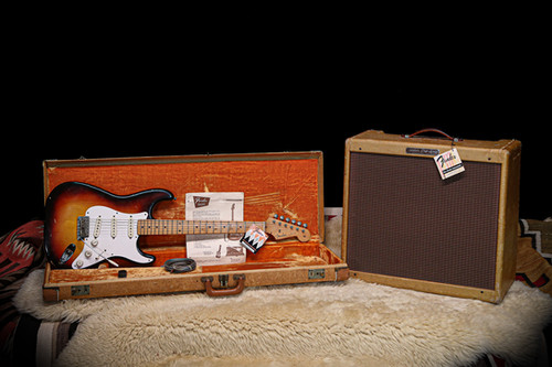1958 Fender Stratocaster & Matching Tweed Pro Amp | Rumble Seat Music