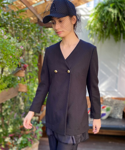 Fancy tweed flare jacket | Mysite 1