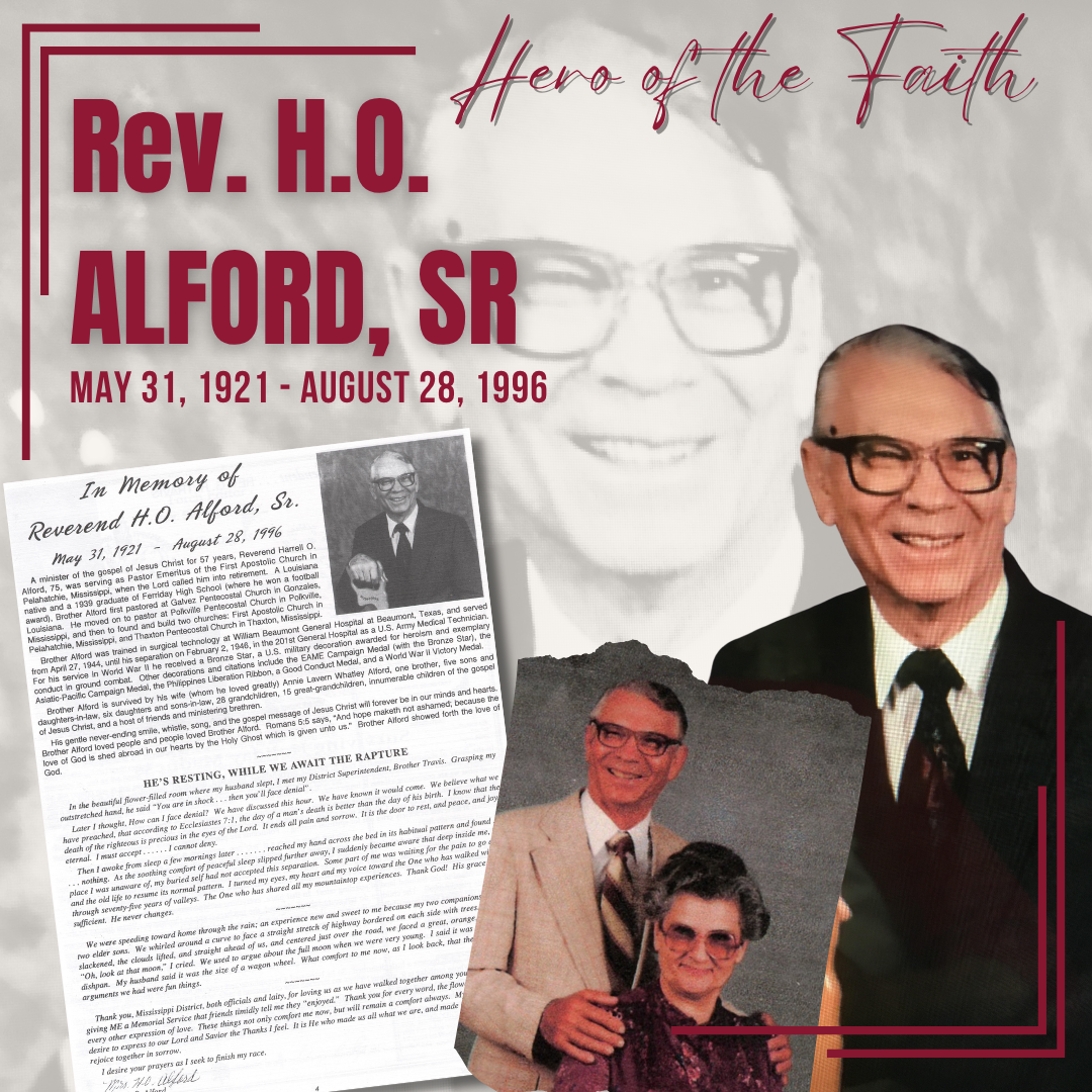 Harold O. Alford | MS District Historical Society
