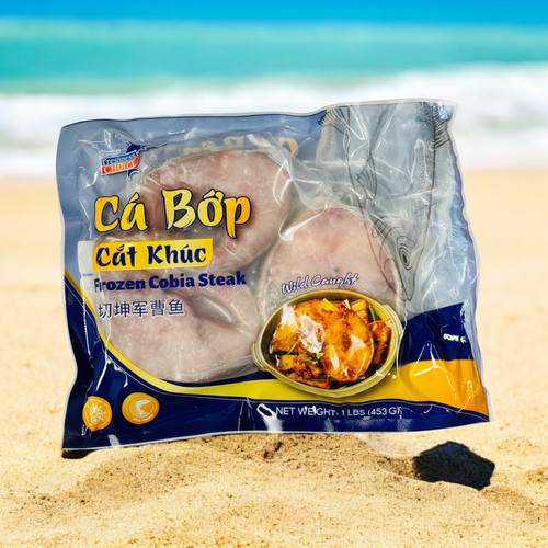 FF 01317 FROZEN COBIA STEAK ( CÁ BỚP CẮT KHÚC ) | Gulf Coast Sea Trade