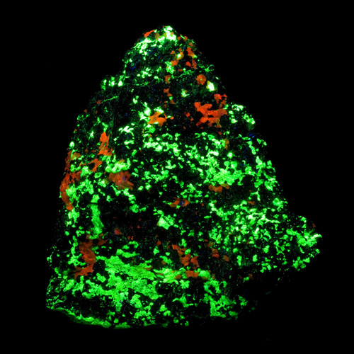 Willemite, Franklinite, Calcite and Red Zincite - Franklin Mine ...