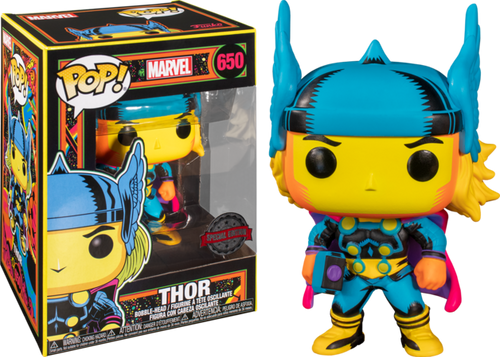 Thor Black Light 650 Marvel - Pop! Vinyl Figure | Big Potato NZ