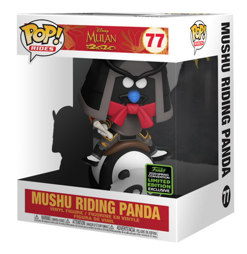 Mushu Riding Panda 77 Disney Mulan - Pop! Vinyl Figure | Big Potato NZ