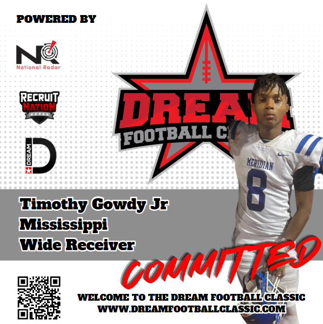 Introducing Dream Football Classic Wide Receiver Timothy Gowdy Jr