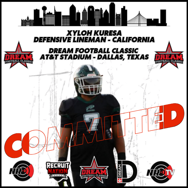 Dream Football Classic Defense Lineman Xyloh Kuresa