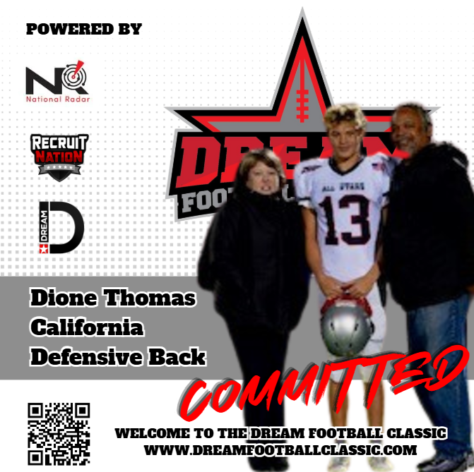 Introducing Dream Football Classic Defensive Back Dione Thomas