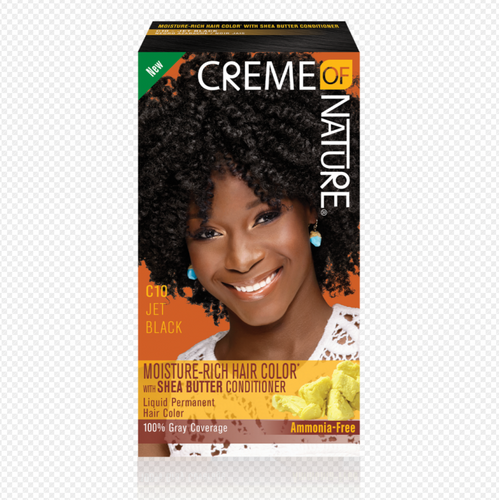 Moisture-Rich Hair Color* with Shea Butter Conditioner C10 Jet Black ...