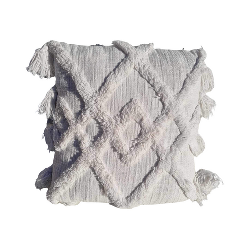 Cushion- Textured White | BlackBird Hire