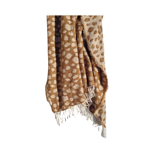 Throw- Patterned Rust | BlackBird Hire