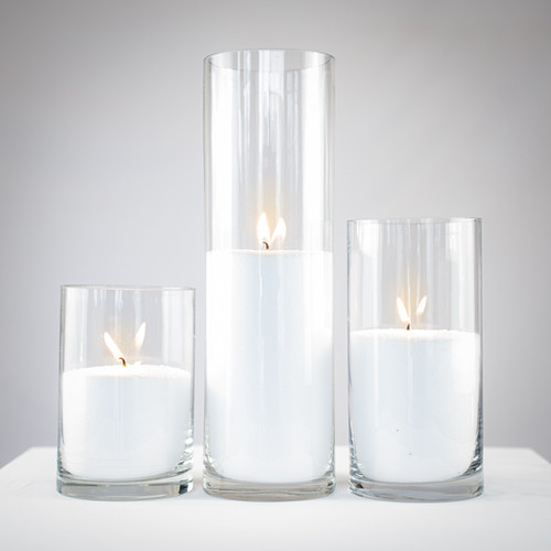 Sand Candles- set of 3 | BlackBird Hire