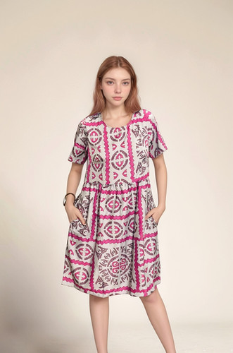 Geometric Symphony Dress - Buy at Wholesale Price