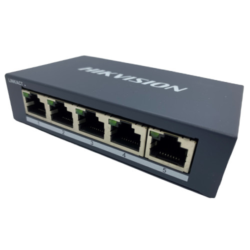 HIK Vision - 5 Port Gigabit Ethernet Switch (Robust Steel) | cablellink.com