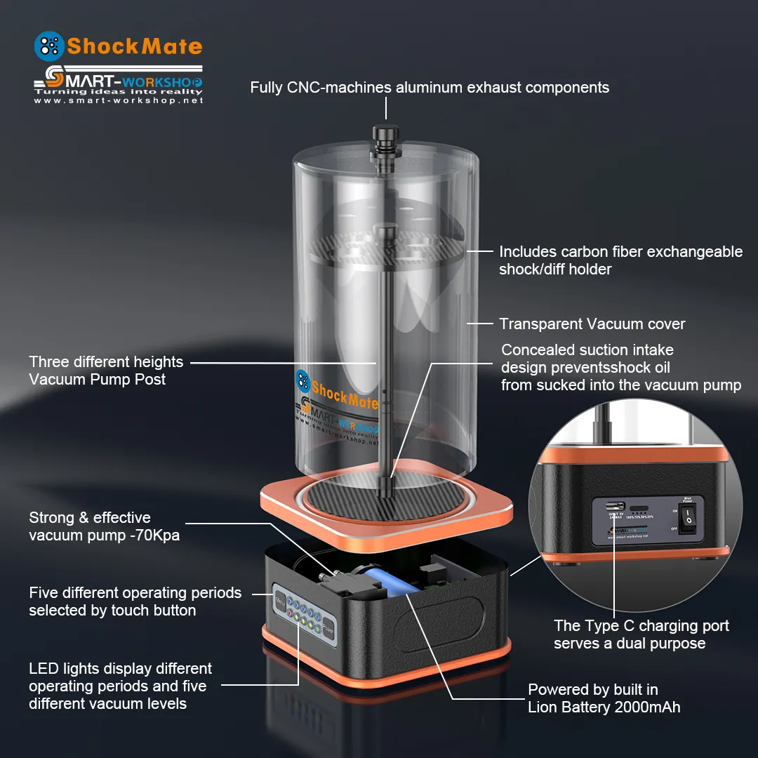 Shock Mate Vacuum Pump - Smart Workshop | LutzRC Website