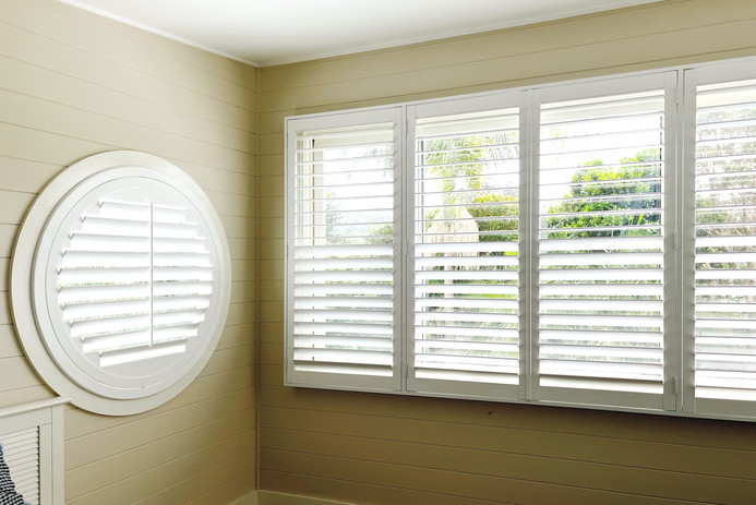 Northern Beaches Plantation Shutters | Timber Window Shutters | Shaped Shutters