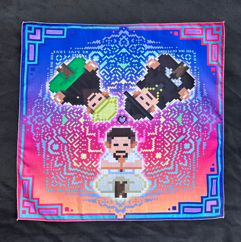 Full Color Bandana "8-Bit Love" | indubious