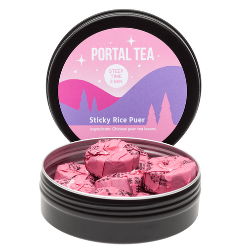 Organic, Loose Leaf Sticky Rice Puer Tea Nest | Portal Tea Company