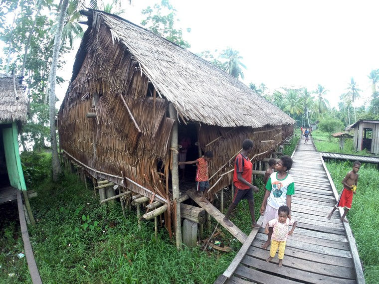 Rumah Adat Suku Asmat Jew - Suku Asmat : Rumah Adat, Kebudayaan, Tarian ...