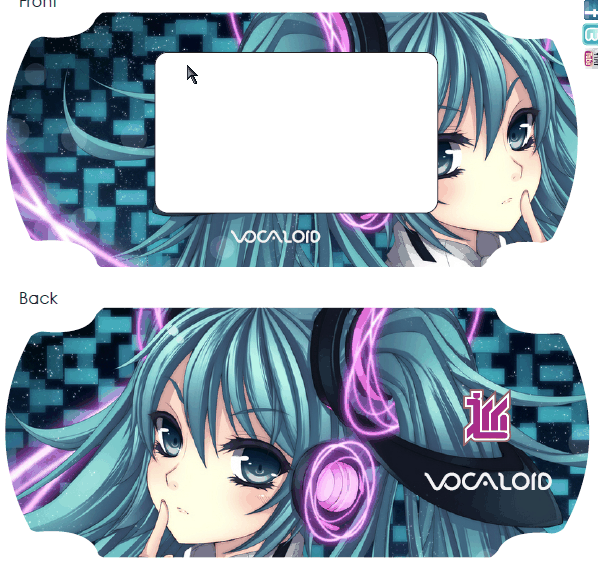 PSP Hatsune Miku | Catálogo Ultraskins