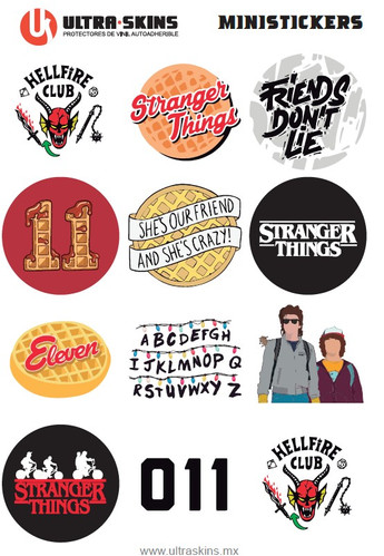 Stranger Things - MiniStickers | Catálogo Ultraskins