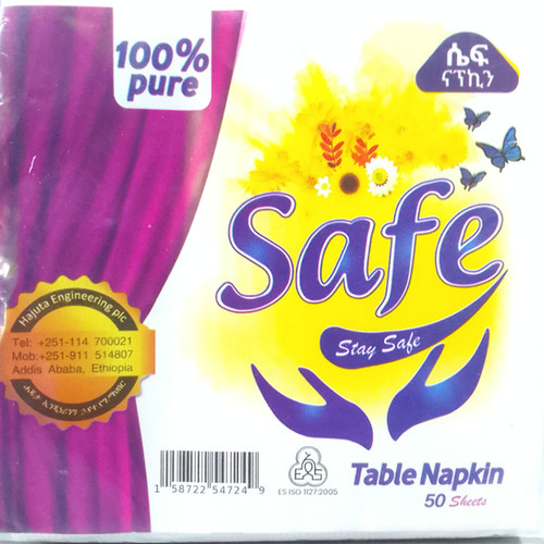 Safe table napkin 50sheets | Arada Mart