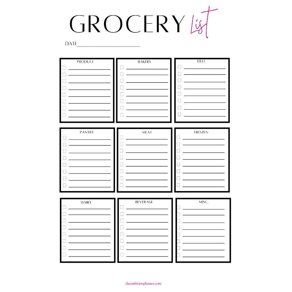 Goal Setting & Productivity Planner | The Ambition Planner 2/3