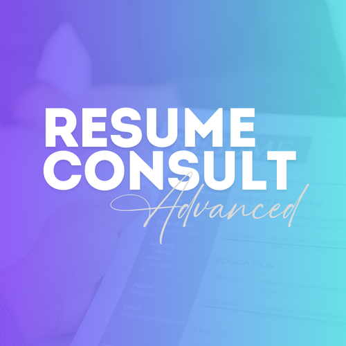 Resume Consult Advanced Package | Jennifer Sheets