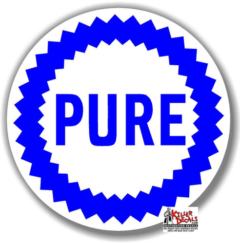 (Pure-2) PURE GASOLINE DECAL | killer decals